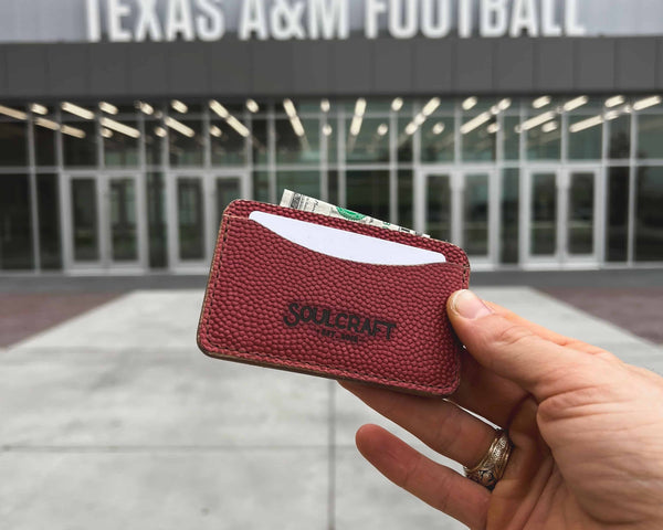 The Minimalist Wallet in Football Leather – SOULCRAFT GOODS